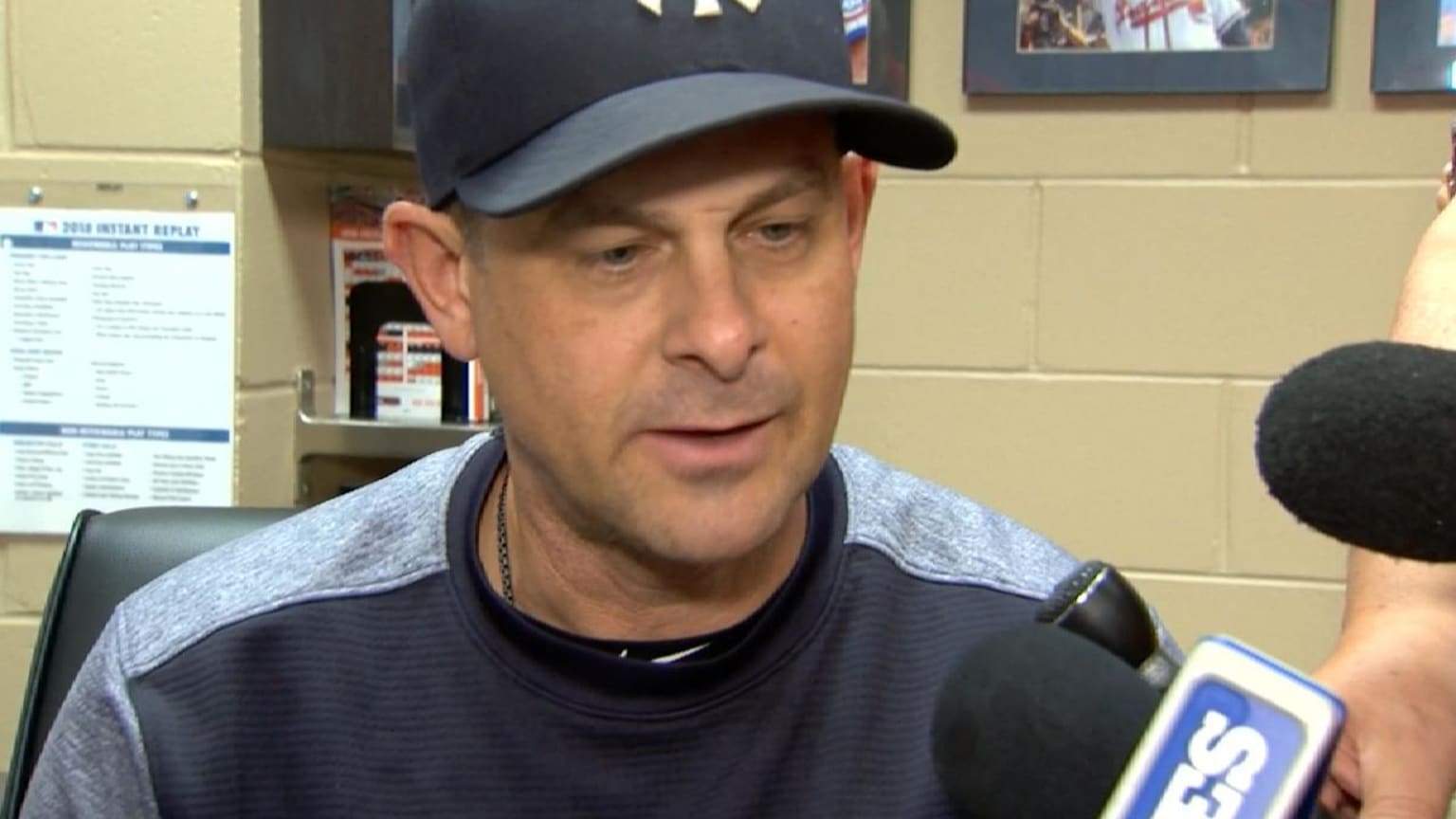 NYY@TB: Boone on the offensive struggles in 4-0 loss | 06/23/2018 | New ...