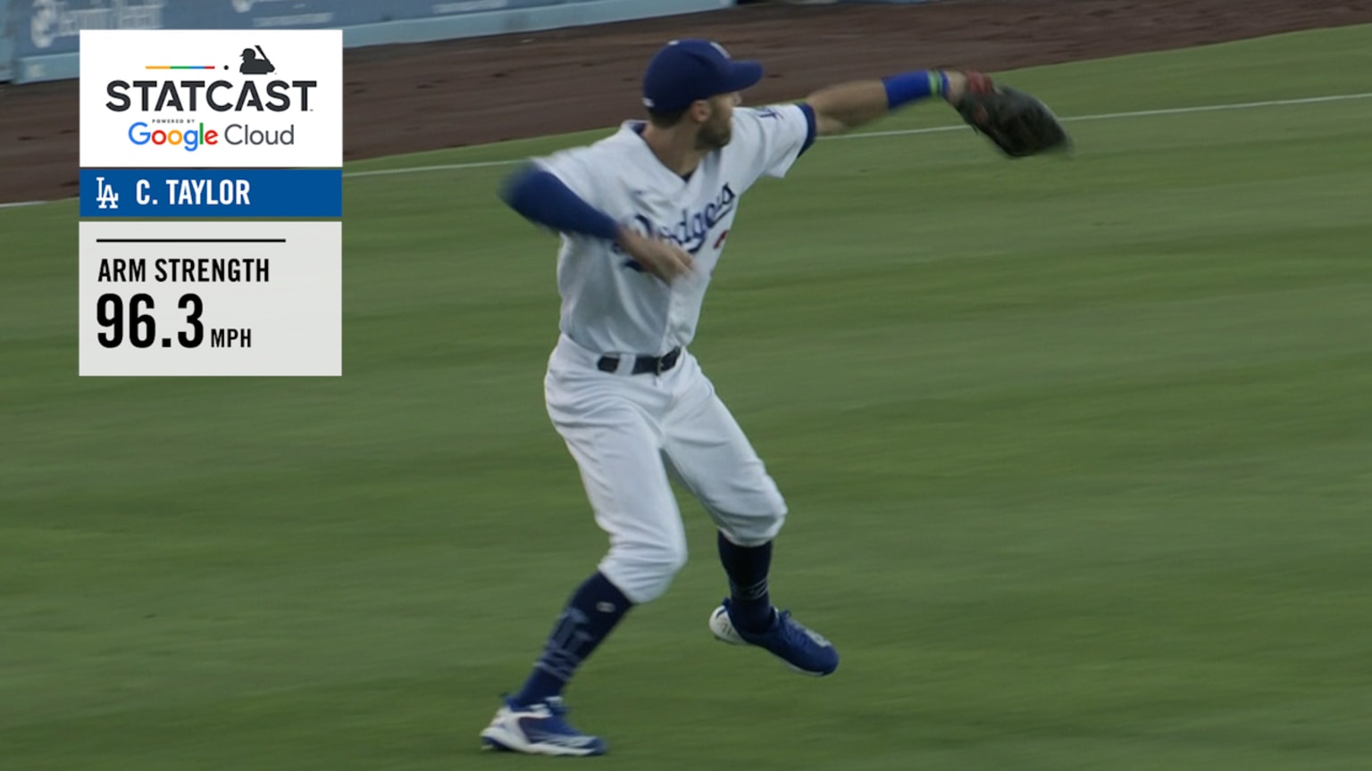 Chris Taylor fires a 96.3 mph throw for out at home | 06/30/2022 | MLB.com