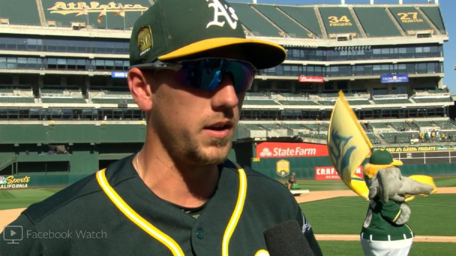 LAA@OAK: Piscotty discusses the offense after A's win | 09/20/2018 ...