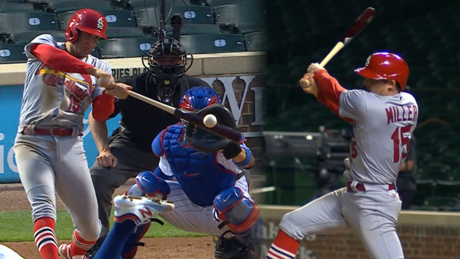 Brad Miller's two home runs against the Cubs | 08/17/2020 | New York Mets