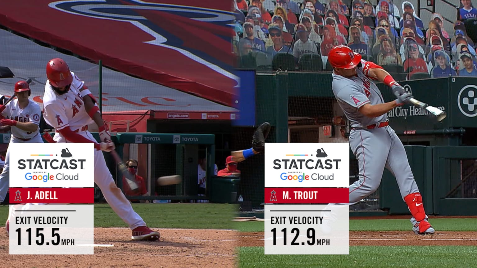 Statcast measures the Angels' hardest hits of 2020 | 12/05/2020 | Los ...