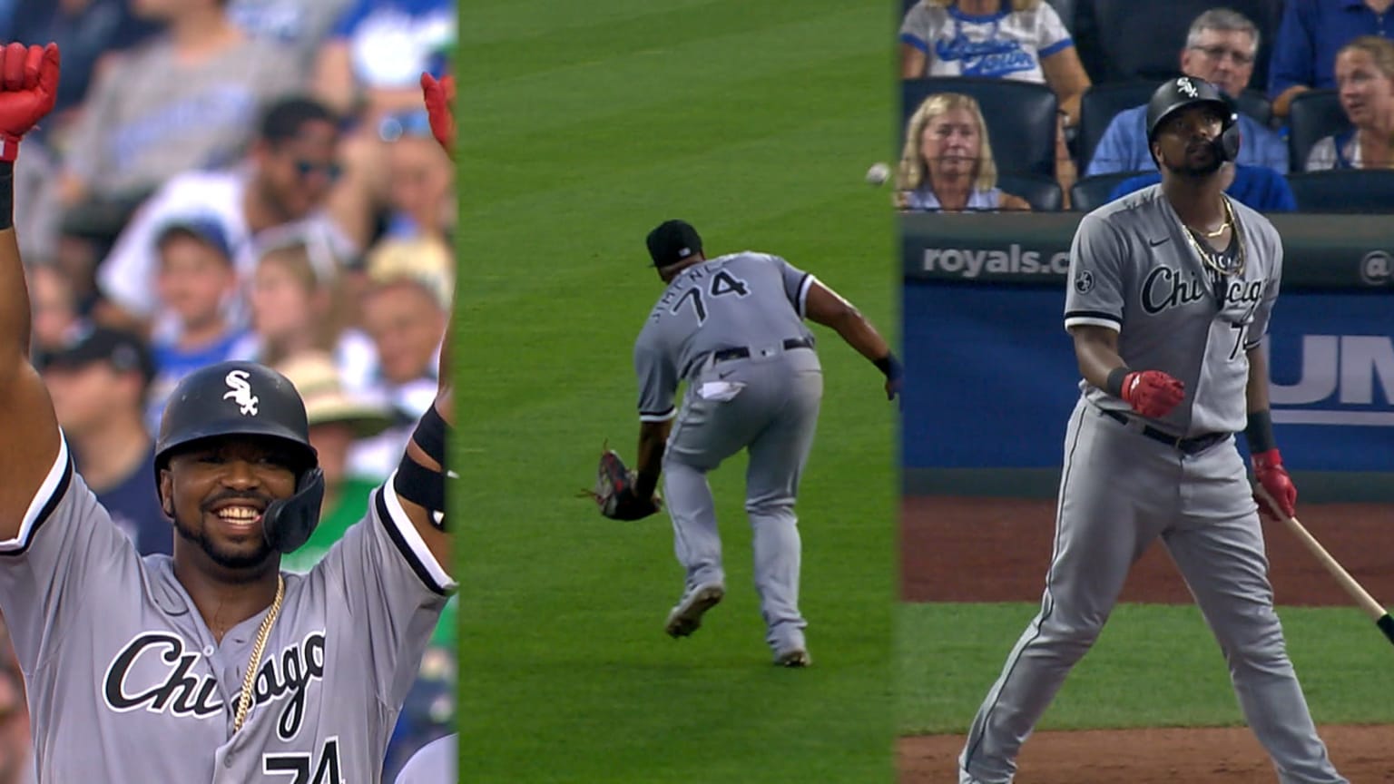 Eloy Jiménez shows defense, slugs the go-ahead homer | 07/27/2021 | MLB.com