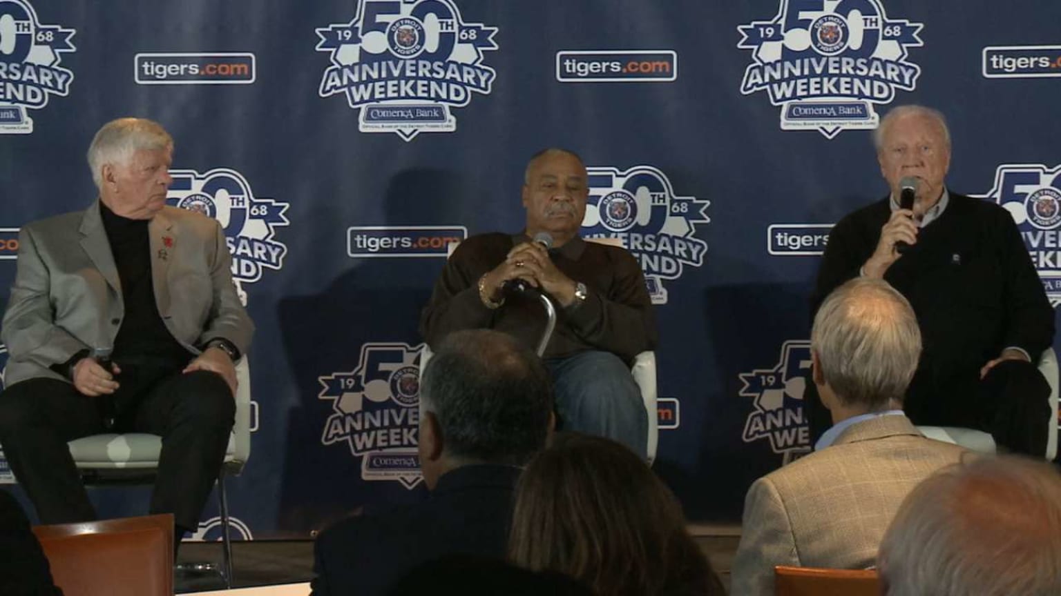 Tigers greats discuss 1968 championship season | 04/16/2018 | Detroit ...