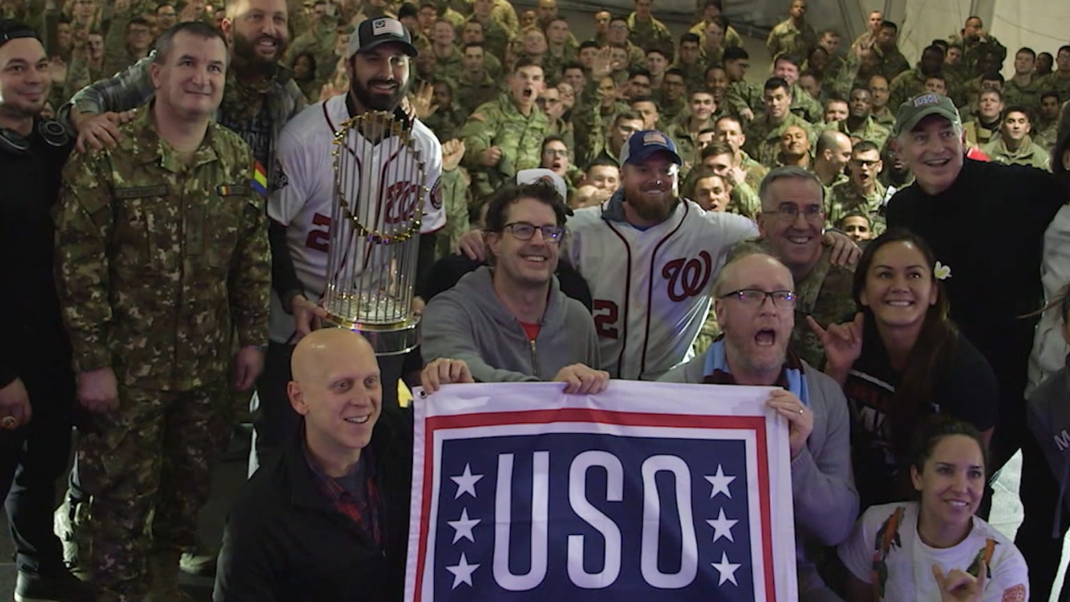 Eaton, Barrett, Maj. Cannone on USO Tour experience | 01/11/2020 ...