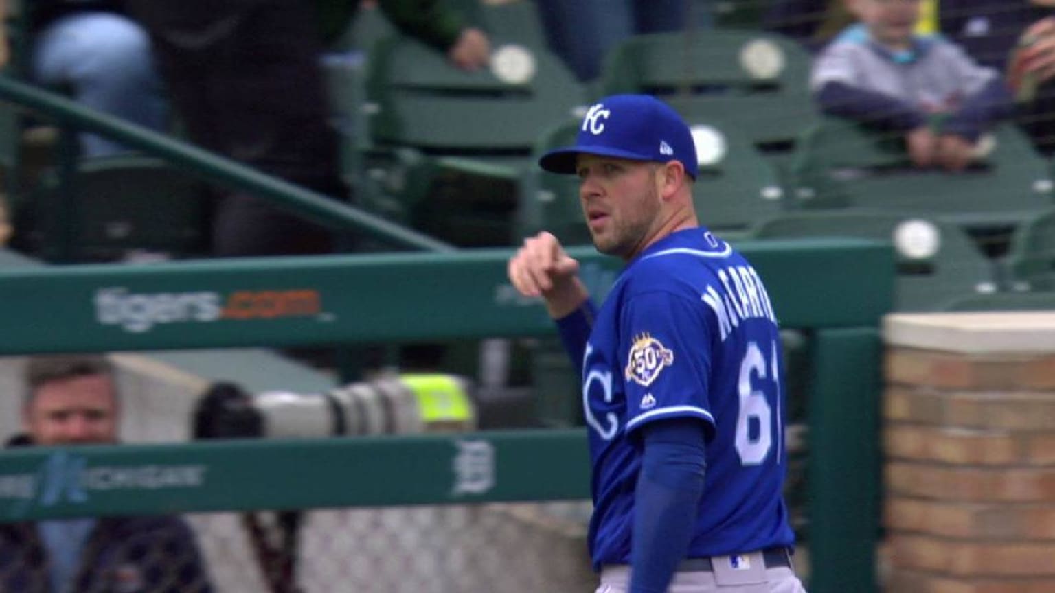 KC@DET: McCarthy leaves the bases full in the 5th | 04/21/2018 | Kansas ...