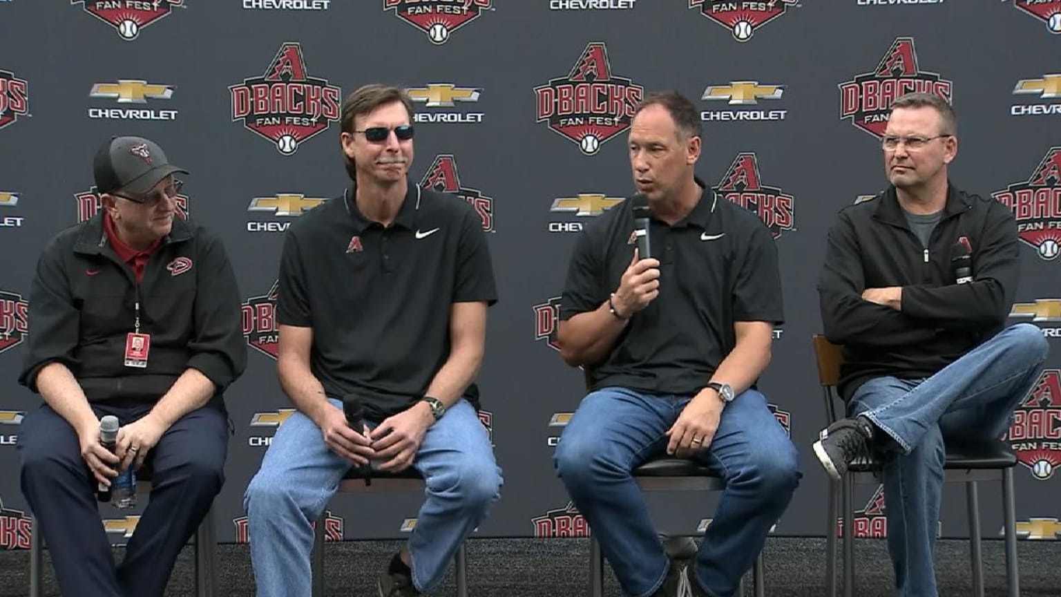 Johnson, Gonzalez, Grace reflect on D-backs days | 02/17/2018 | Arizona ...