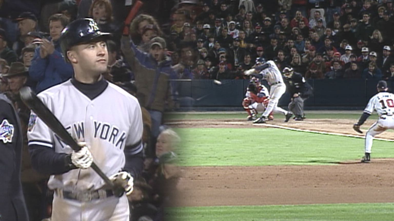 Yankees rally in 8th to take 1999 World Series Game 1 | 10/23/1999 ...