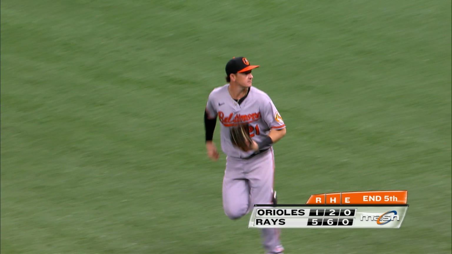 Paul Fry gets out of a tough situation in the 5th | 08/16/2021 ...