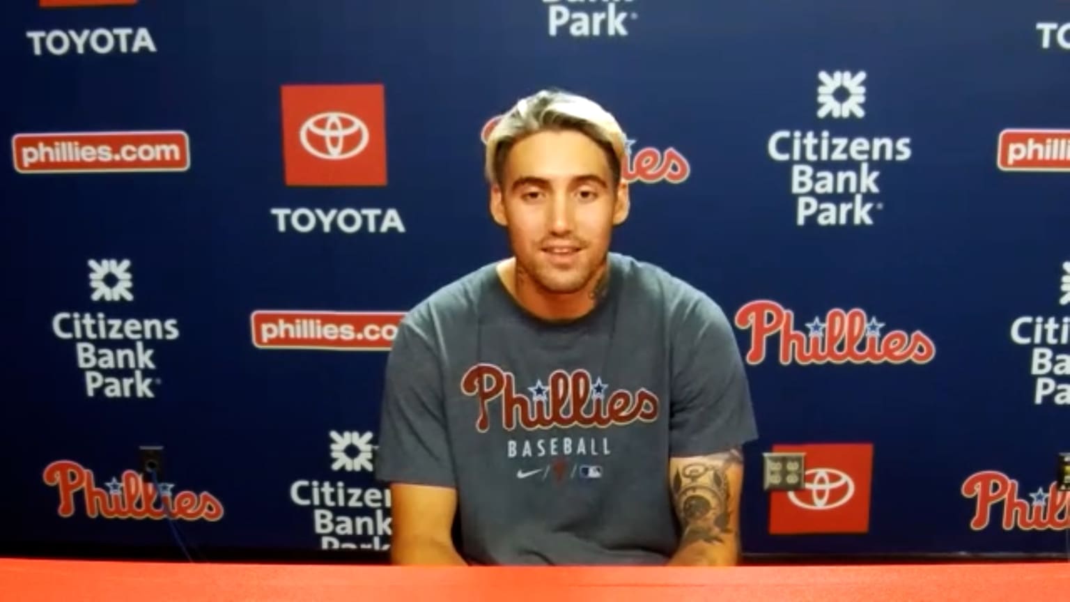 Hans Crouse talks making MLB debut with Phillies | 09/26/2021 ...