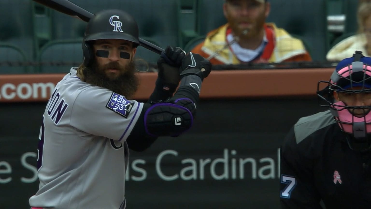 Charlie Blackmon lines a stand-up double to left | 05/09/2021 | St ...