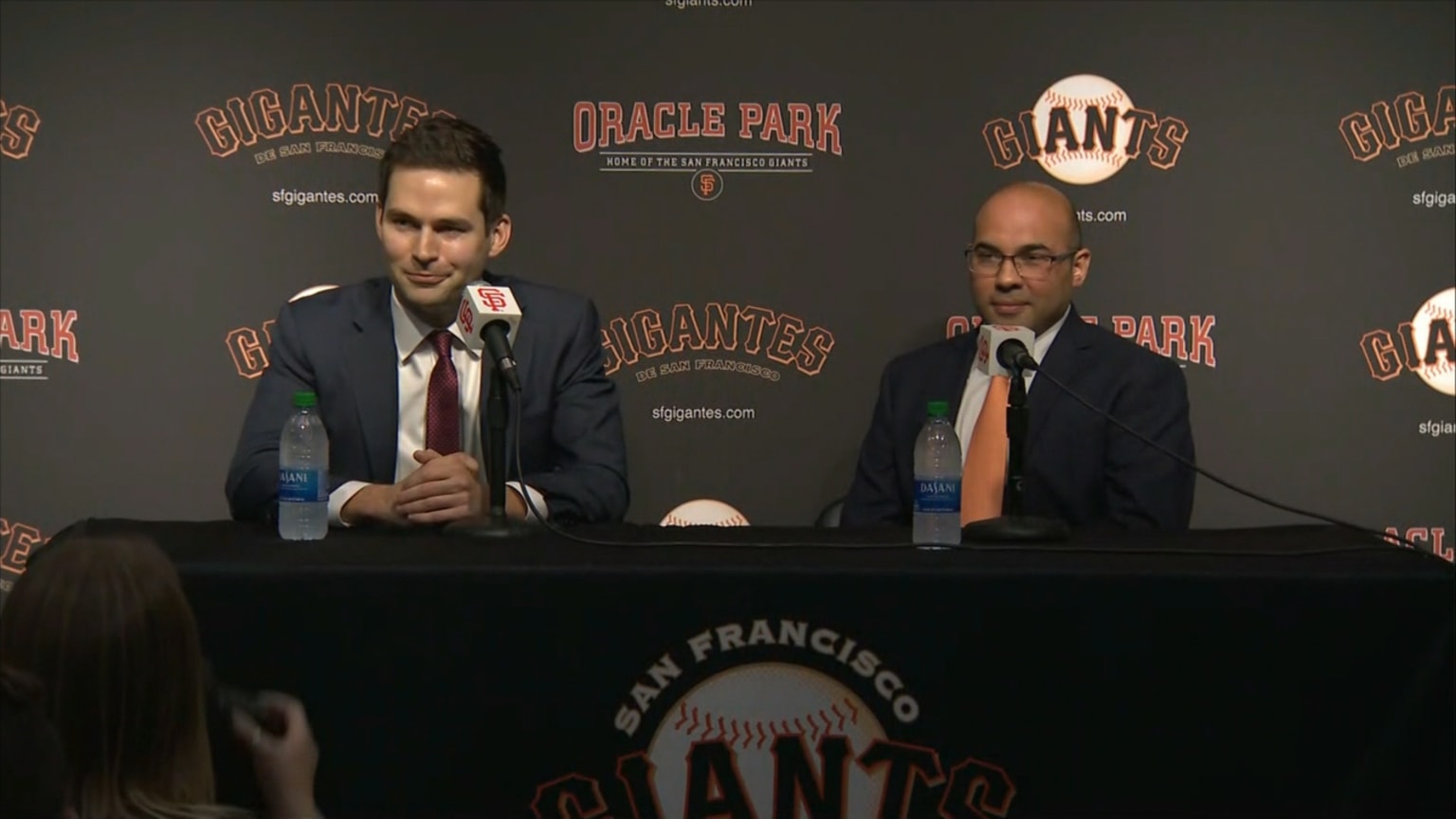 Scott Harris introduced as new Giants general manager | 11/11/2019 ...
