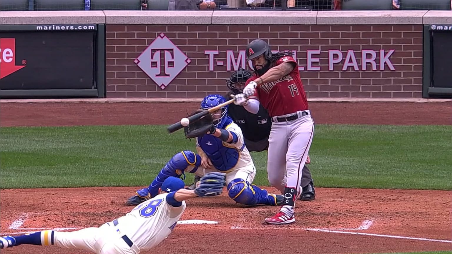 Henry Ramos lines a two-run double into left field | 09/12/2021 | Texas ...