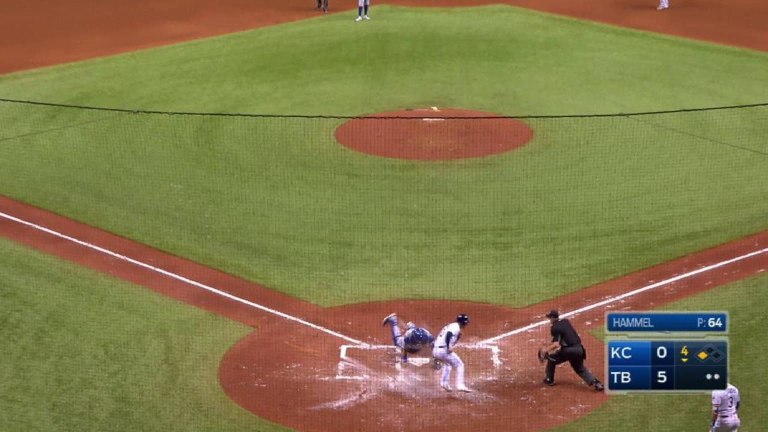 KC@TB: Miller plates Dickerson with a sacrifice fly | 05/10/2017 | MLB.com