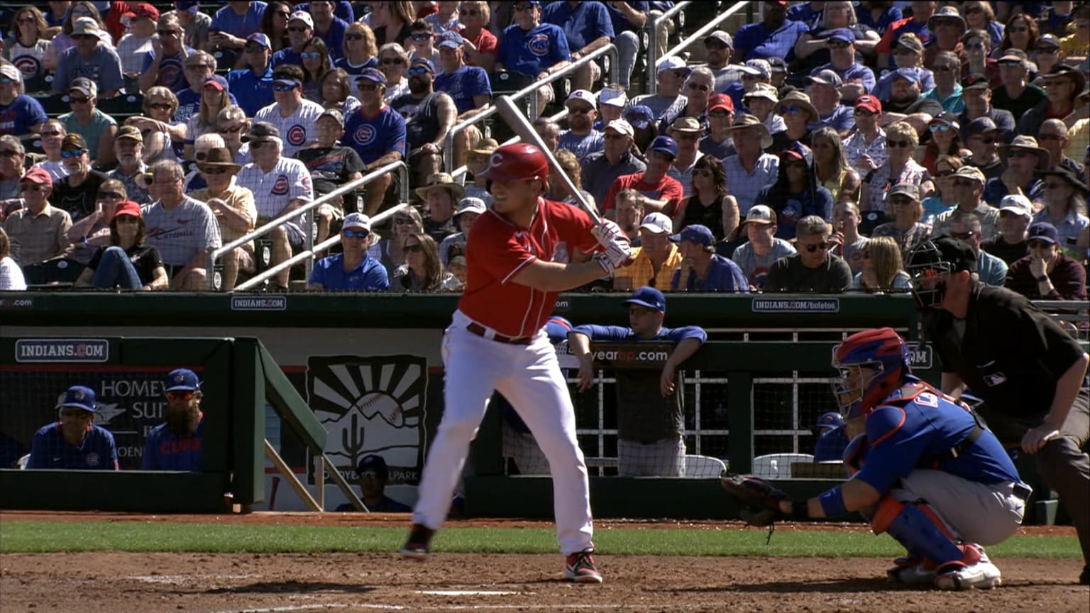 Josh VanMeter gets the Reds on the board with a homer | 03/04/2020 ...