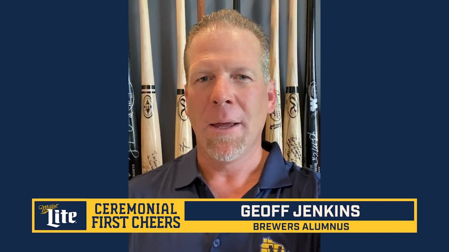 Geoff Jenkins salutes Brewers with First Cheers | 08/07/2020 | MLB.com