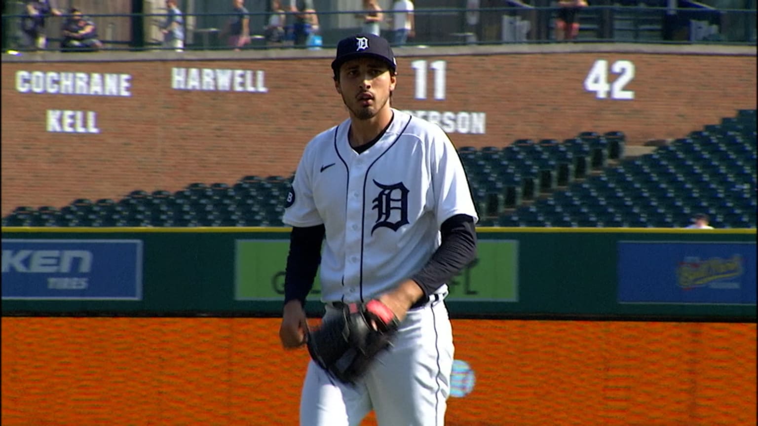 Alex Faedo strikes out seven over five innings | 05/10/2022 | Detroit ...