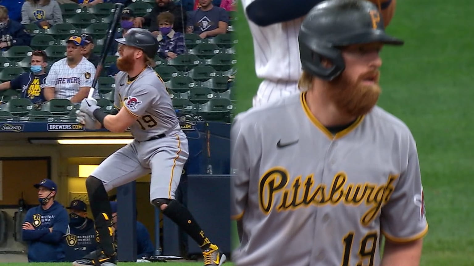 Colin Moran leads off the 10th with an RBI double | 04/18/2021 ...