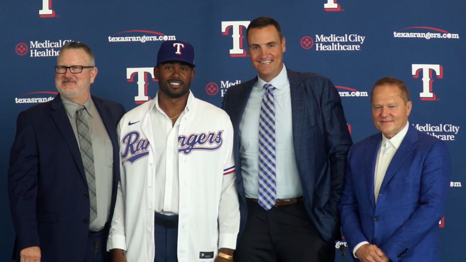 The Rangers introduce first-round pick Kumar Rocker | 08/04/2022 ...