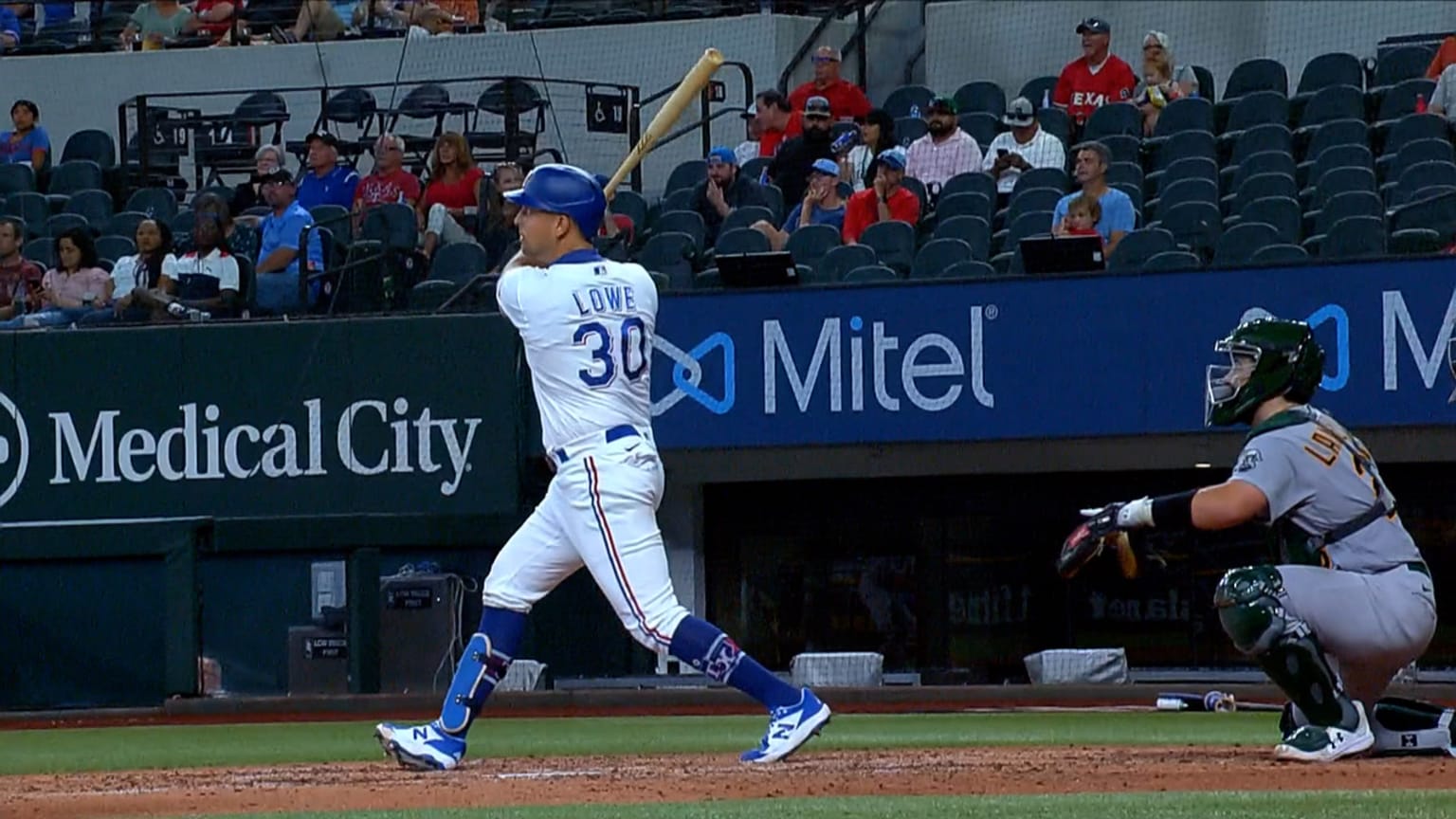 Nathaniel Lowe hits a three-run homer (17) to right | 08/18/2022 ...