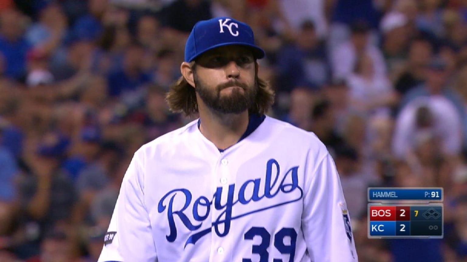 BOS@KC: Hammel fans four across seven strong innings | 06/19/2017 | MLB.com