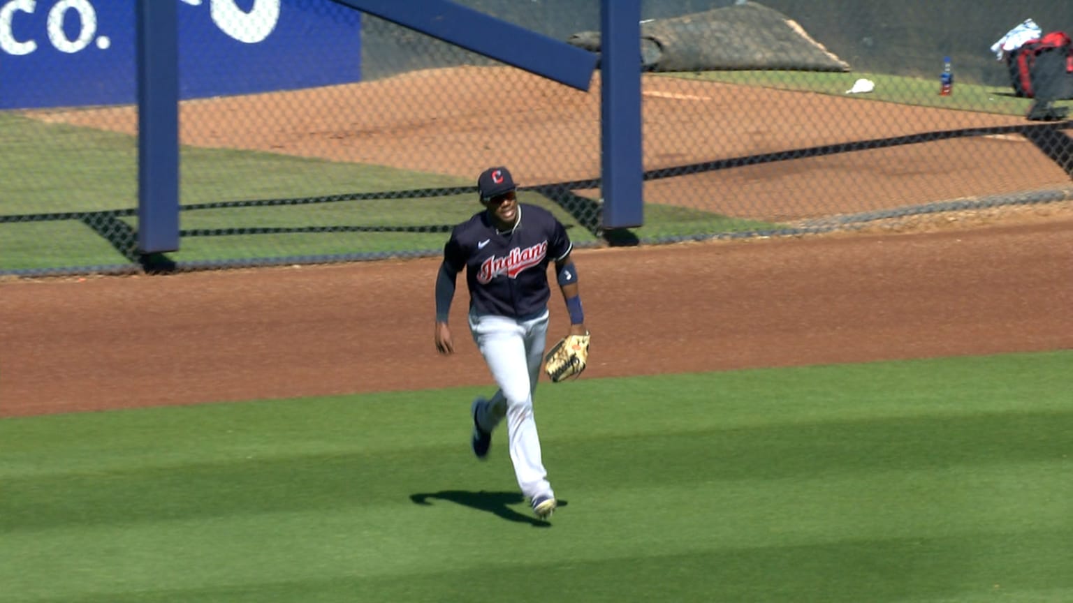 Greg Allen races back to make a terrific catch | 02/26/2020 | Atlanta ...