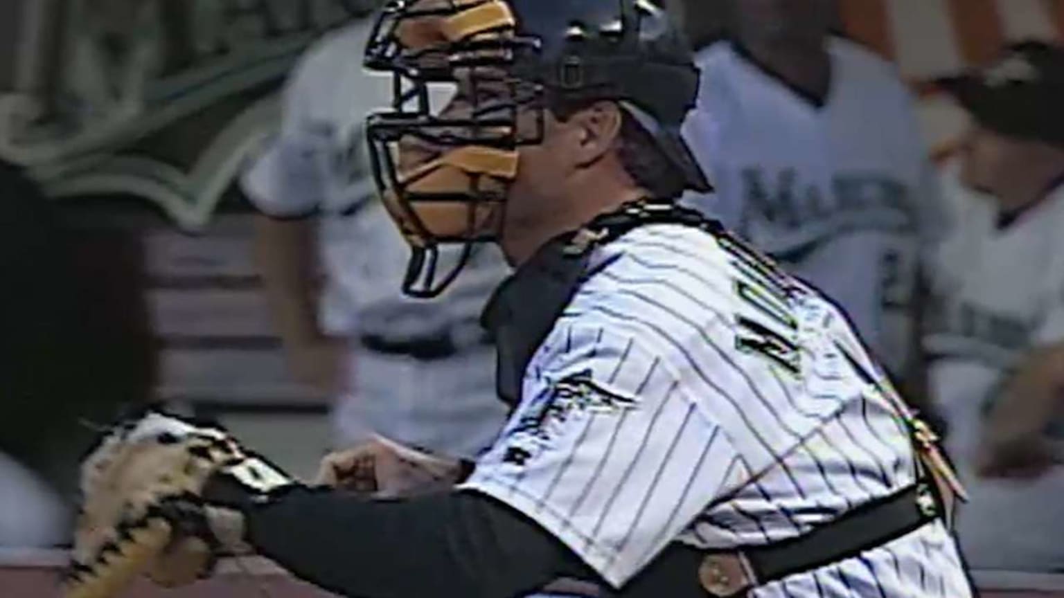 CIN@FLA: Mordecai plays catcher for just second time | 06/01/2004 | San ...