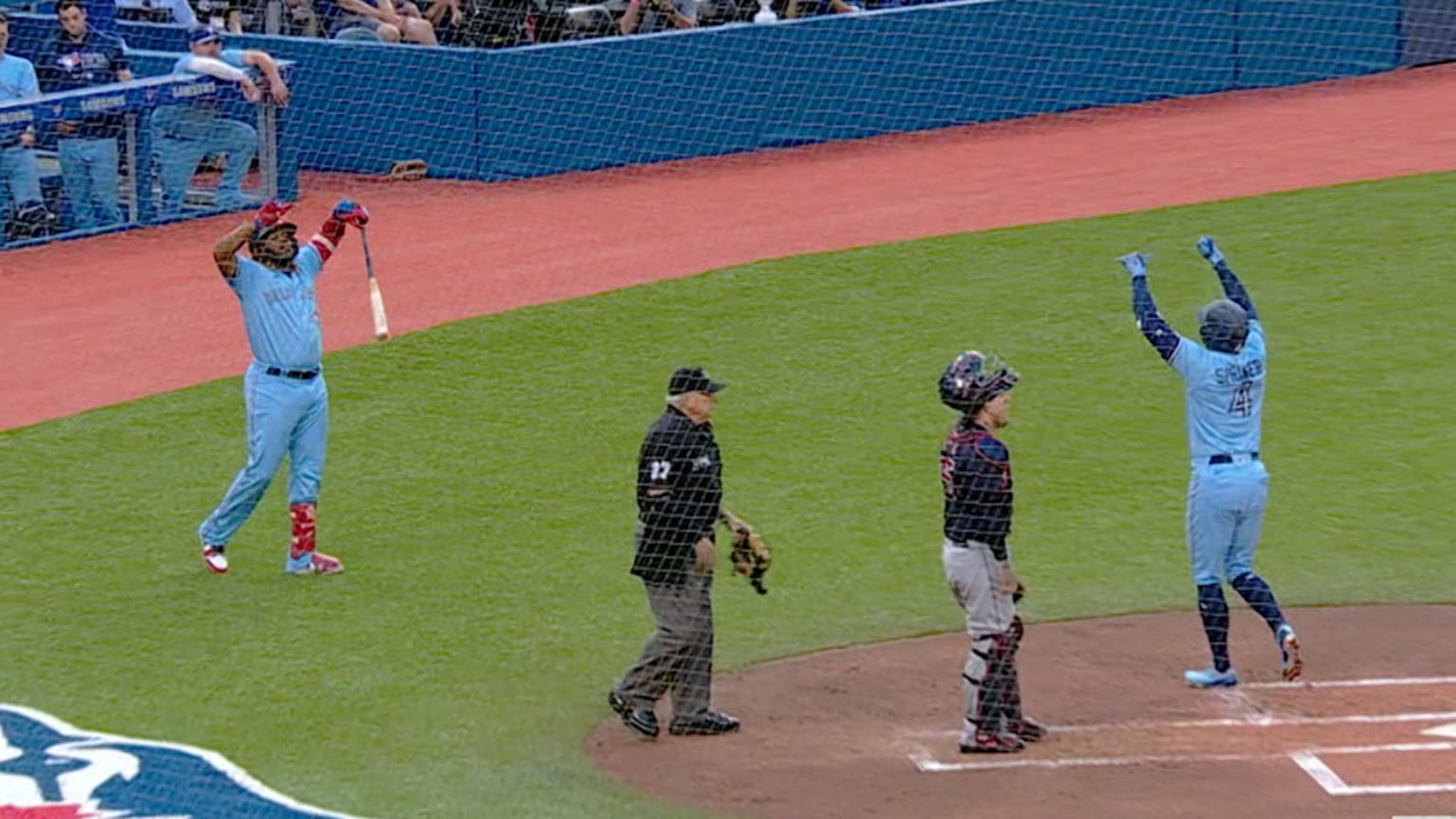 George Springer crushes a leadoff home run in the 1st | 08/03/2021 ...