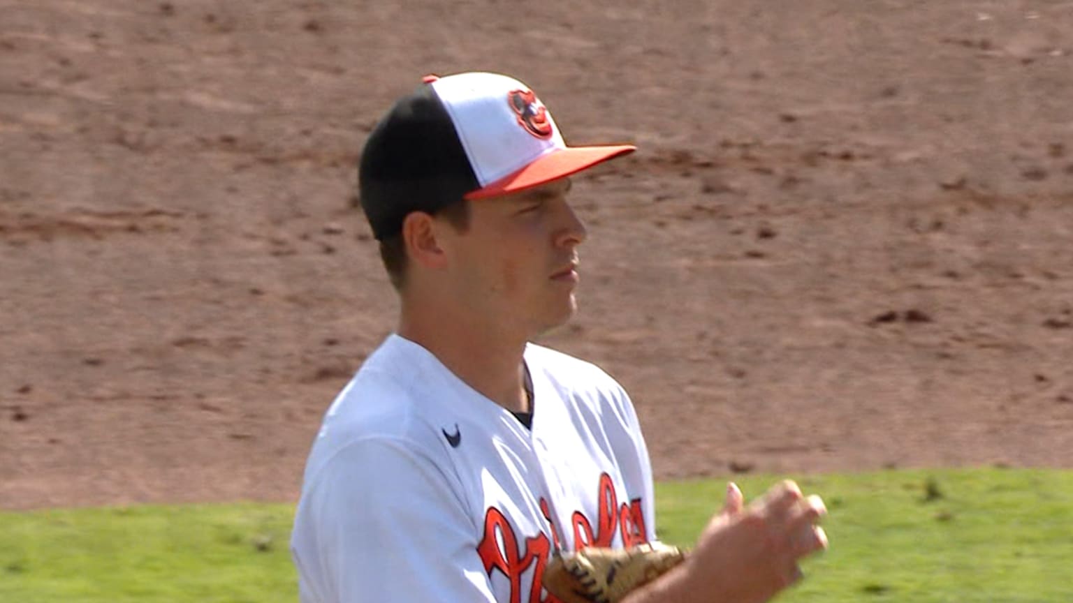 Michael Rucker tosses one scoreless inning | 02/23/2020 | Baltimore Orioles