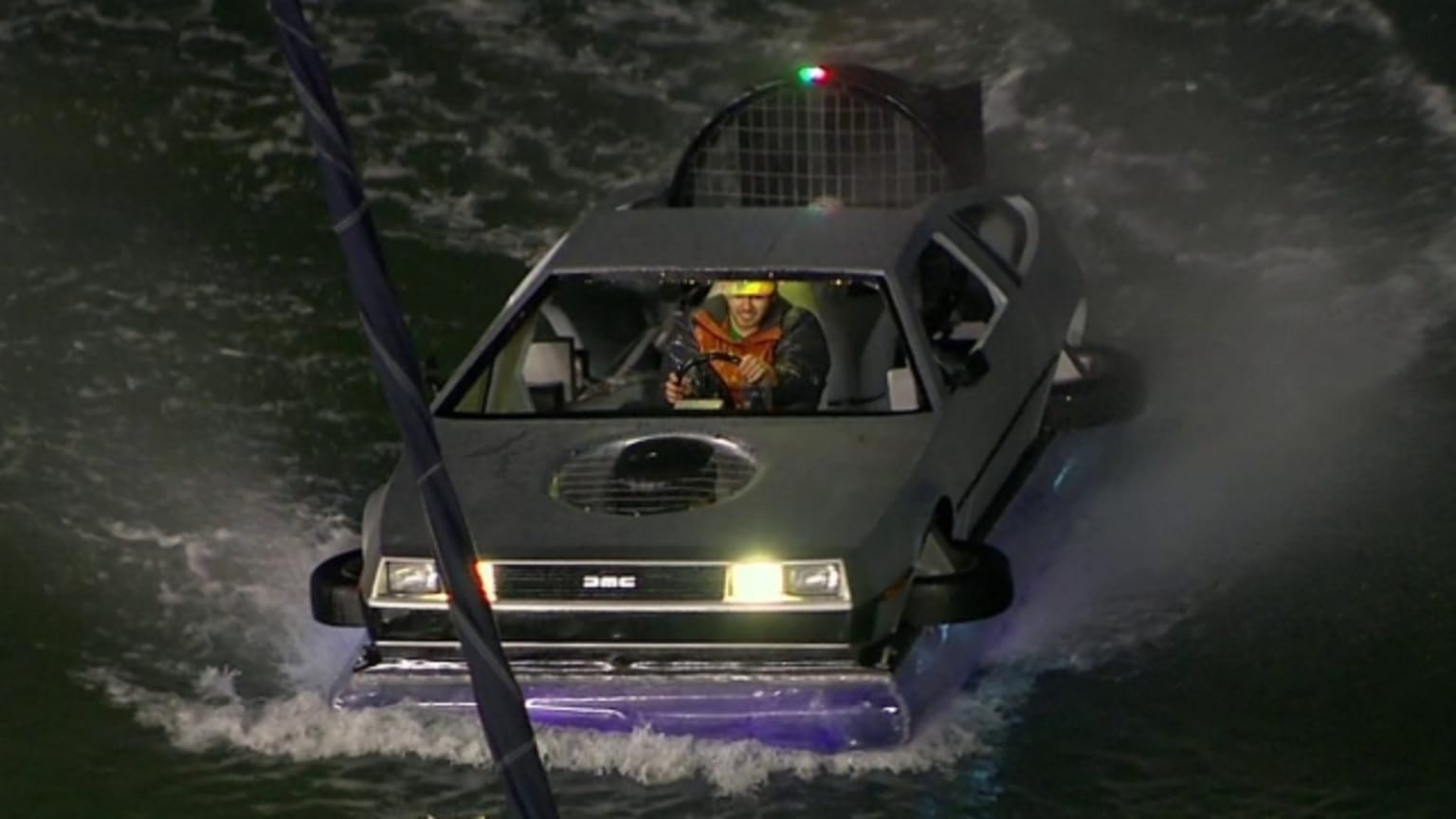 COL@SF: The DeLorean is floating in McCovey Cove | 08/10/2012 | MLB.com