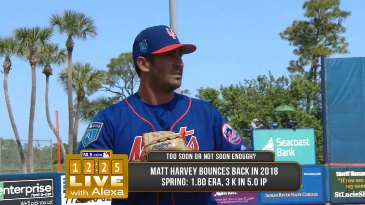 Footer discusses Harvey's performance in spring | 03/06/2018 | MLB.com