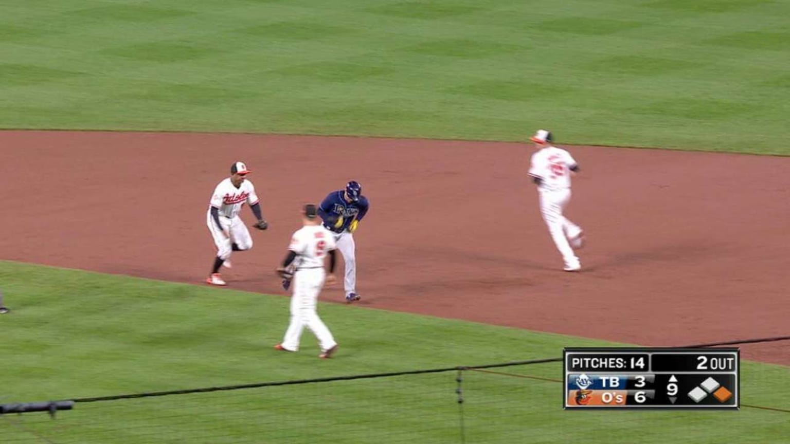 TB@BAL: Brach induces a double play to end the game | 04/24/2017 | MLB.com