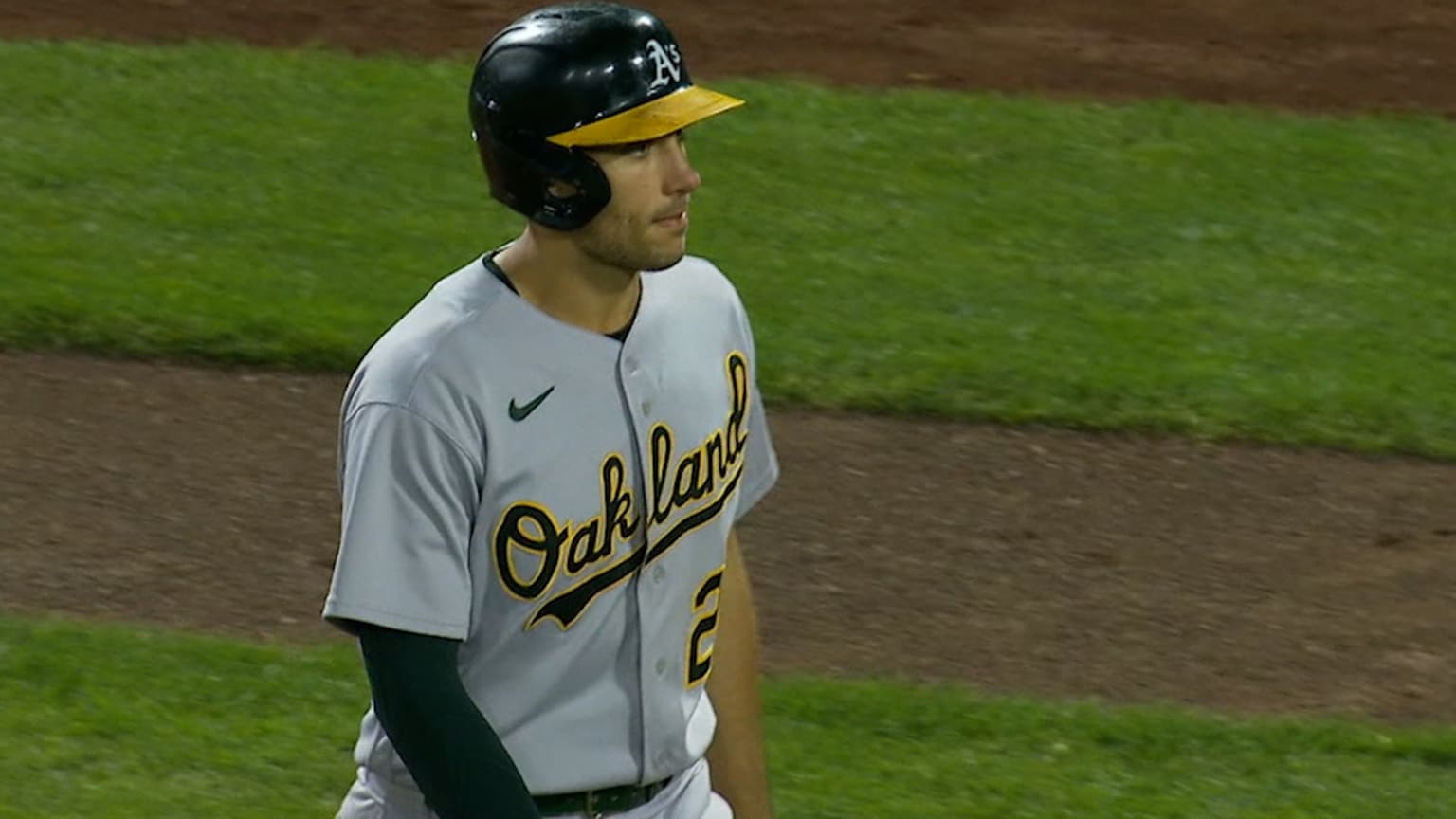 Matt Olson plates Mitch Moreland with groundout | 05/13/2021 | Athletics