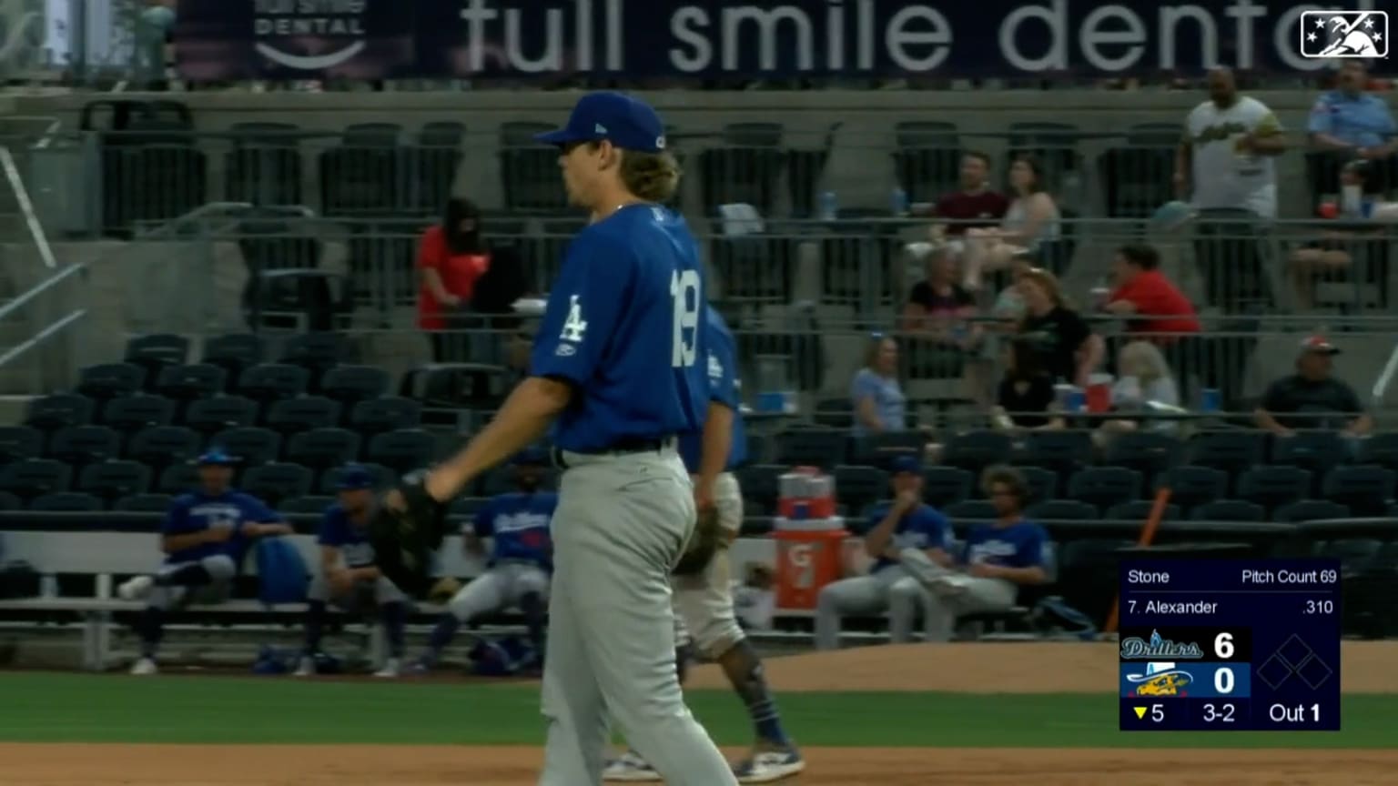 Stone fans eight in Double-A debut for Tulsa | 05/19/2022 | MLB.com