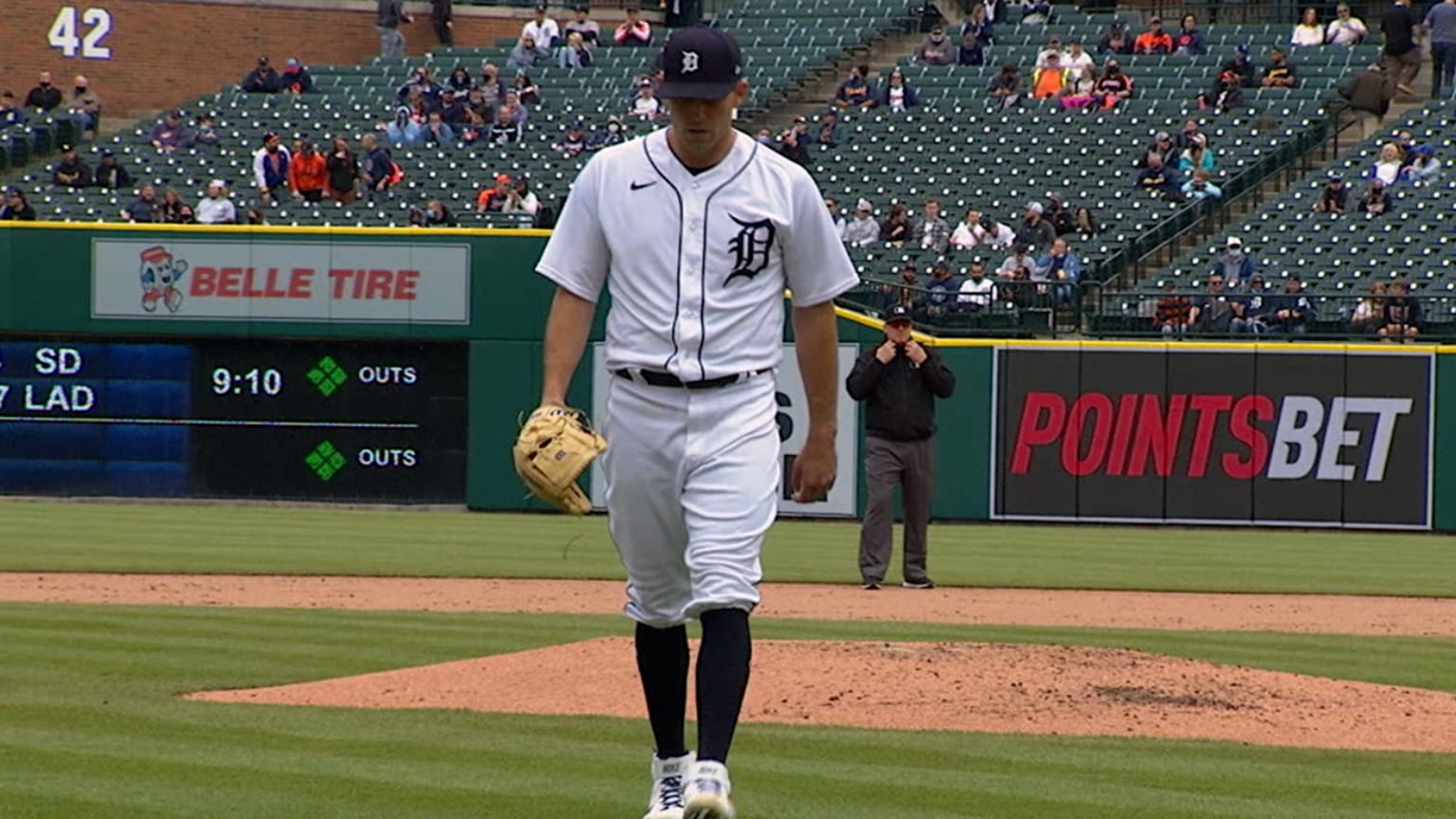 Matthew Boyd dazzles in eight innings, gives up two | 04/24/2021 ...