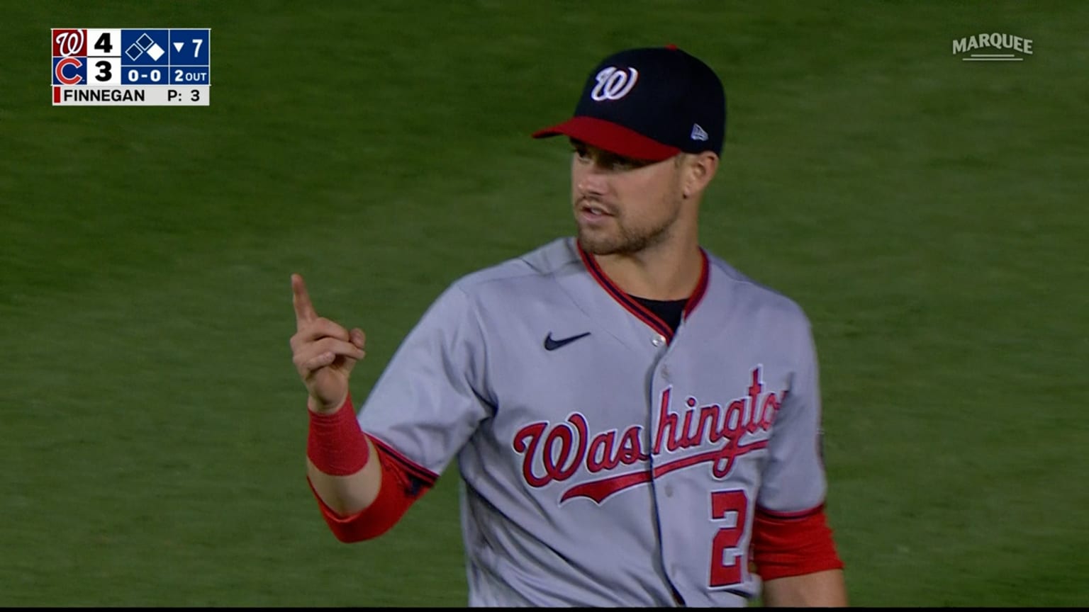 Lane Thomas throws out runner | 08/09/2022 | Washington Nationals