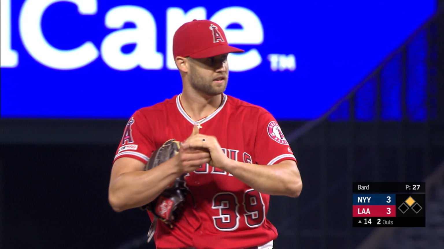 NYY@LAA: Bard records four K's in the 14th inning | 04/22/2019 | Los ...