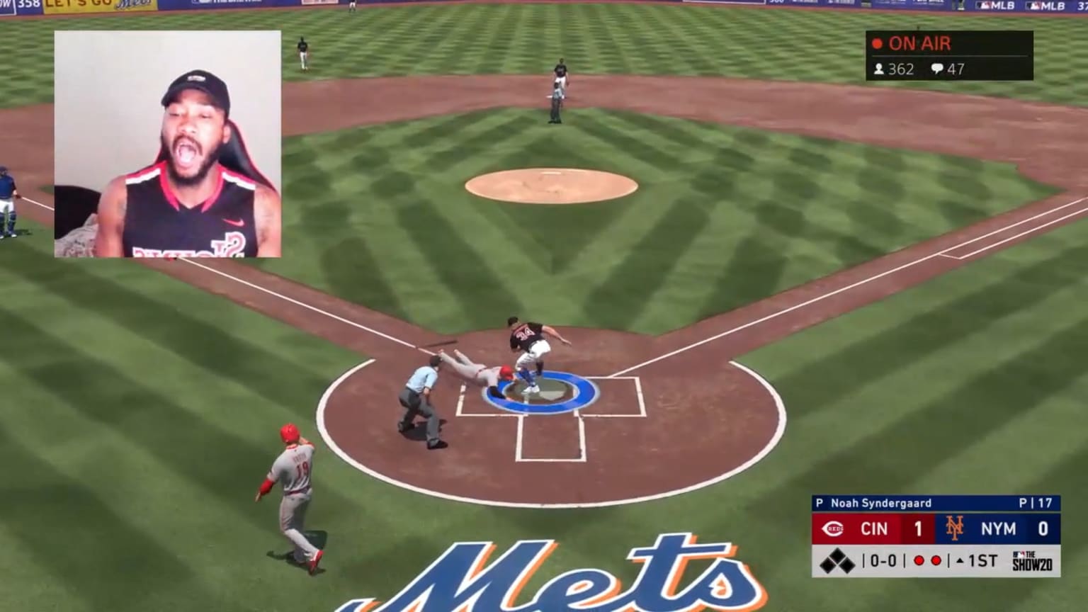 Amir Garrett tells Jeff McNeil not to do "dumb stuff" | 04/15/2020 ...