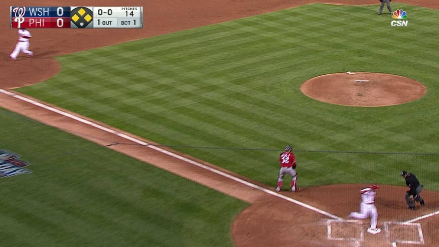 WSH@PHI: Franco opens the scoring with a sac fly | 04/08/2017 ...