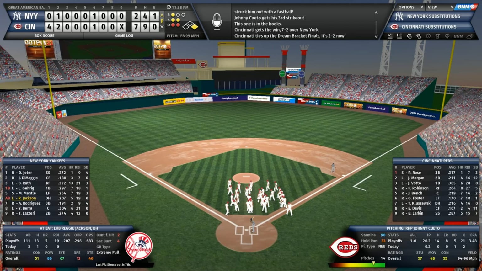 Dream Bracket Finals: CIN-NYY G4 | 05/04/2020 | Kansas City Royals