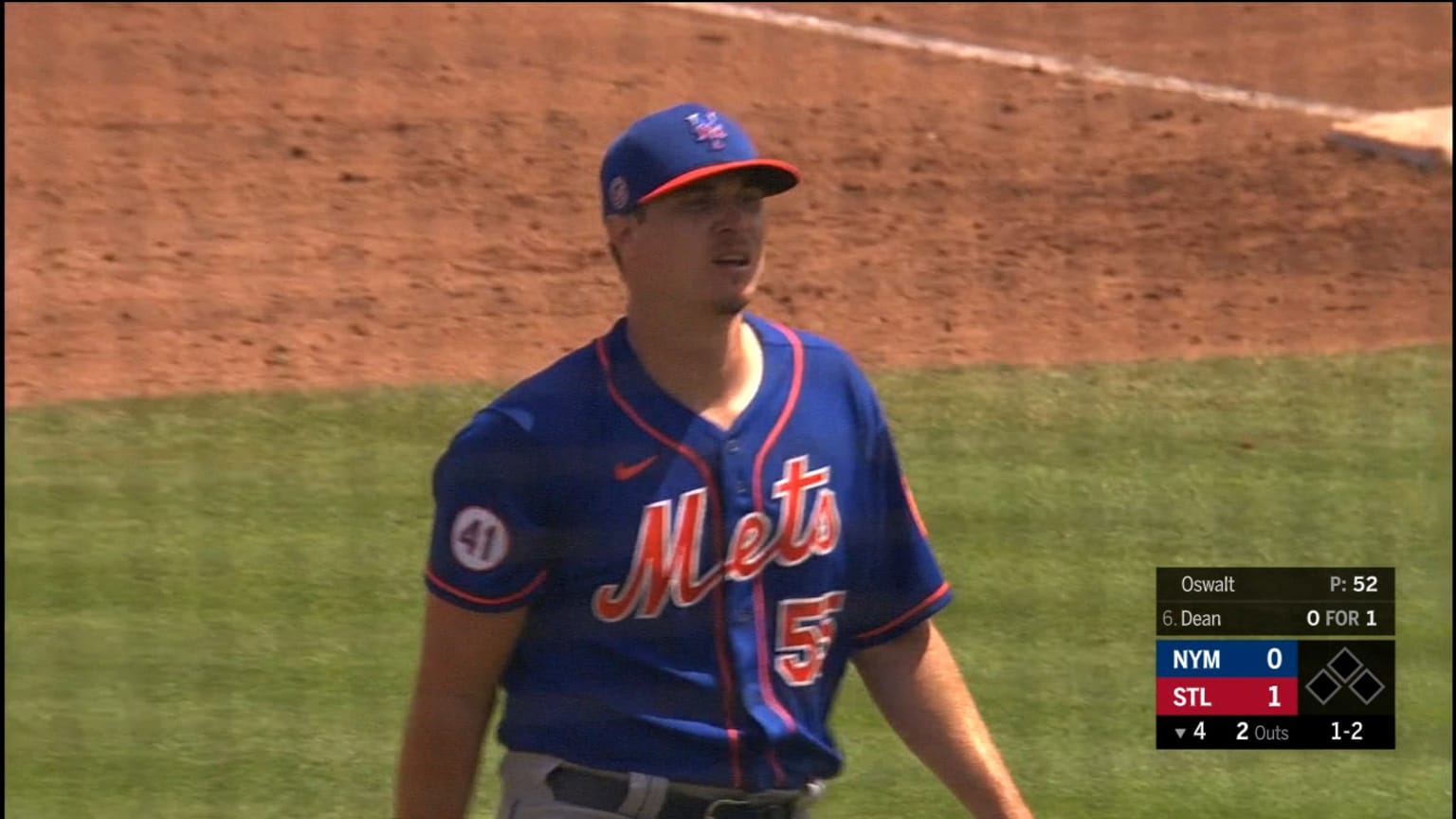 Corey Oswalt fans three Cardinals across four innings | 03/24/2021 ...