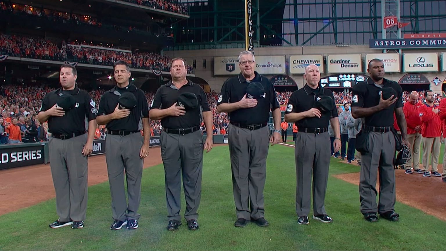 WS2019 Gm1: MLB holds moment of silence for Cooper | 10/22/2019 ...