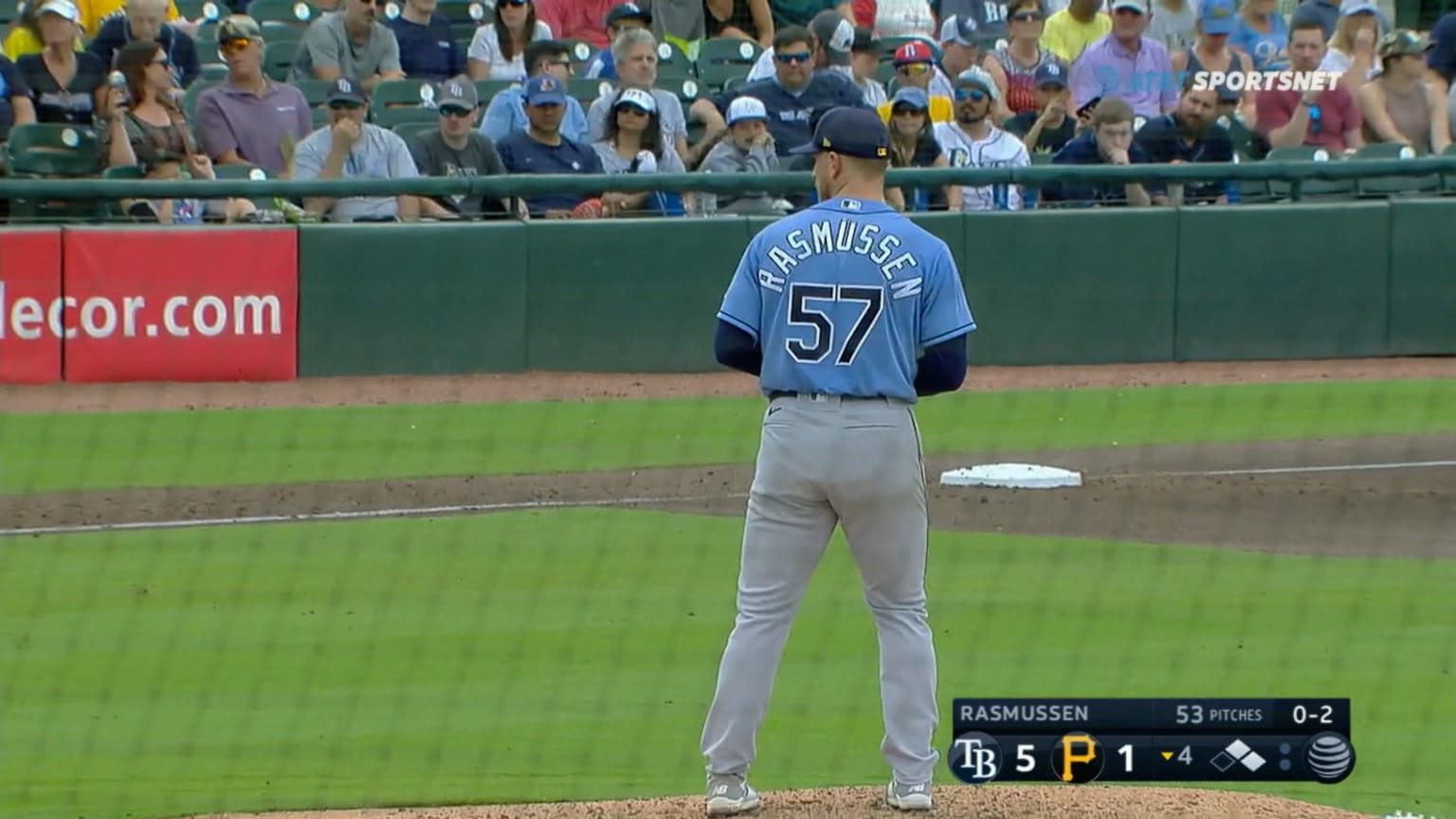 Drew Rasmussen strikes out five | 04/03/2022 | Tampa Bay Rays