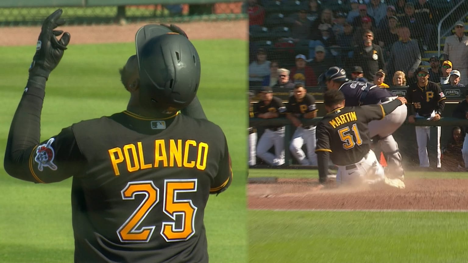 Gregory Polanco lines an RBI double to right field | 03/07/2020 ...