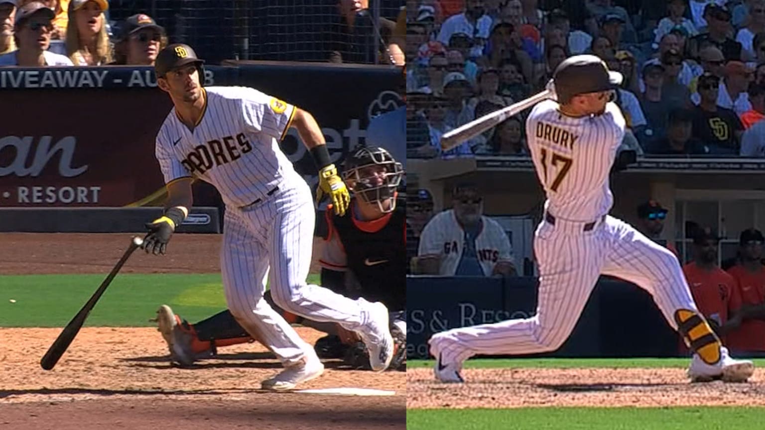 Three Padres combine to drive in six runs | 08/10/2022 | San Diego Padres