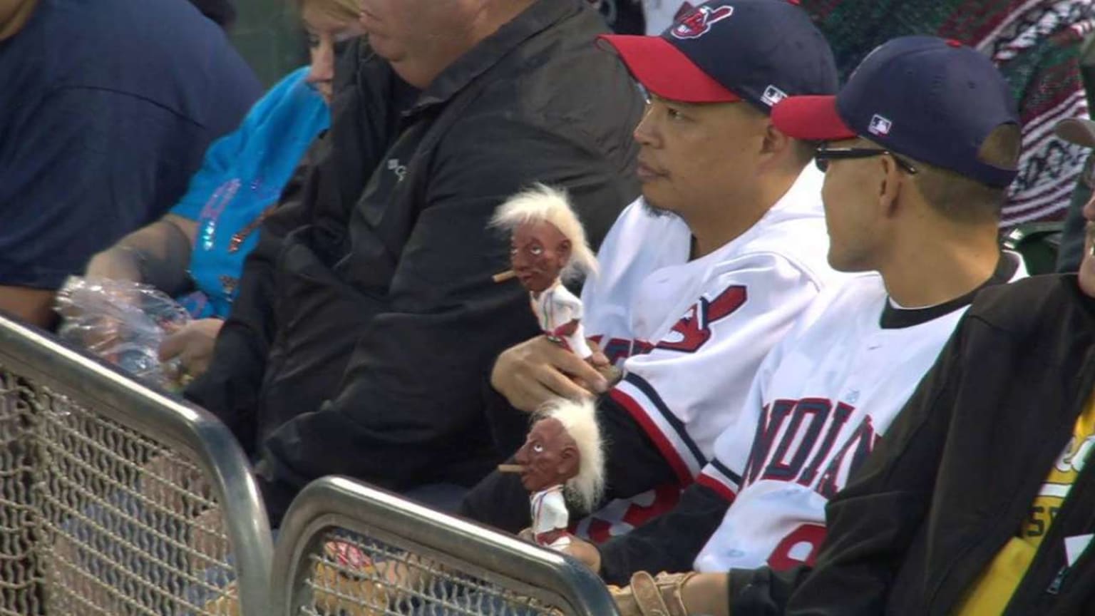 CLE@OAK: Jobu statues accompany the Tribe to Oakland | 08/22/2016 ...