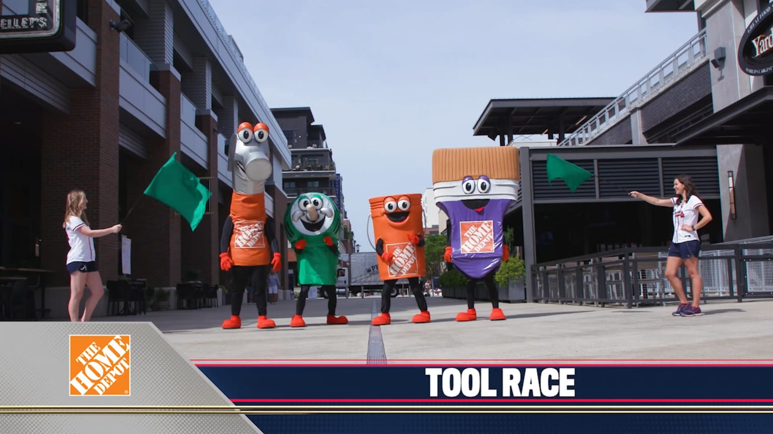Watch a brand-new Home Depot Tool Race | 09/11/2020 | Atlanta Braves