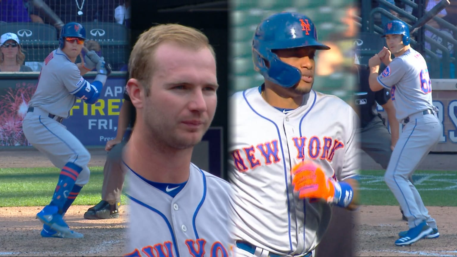 NYM@COL: Mets use 4-run 9th to rally past Rockies | 09/18/2019 ...