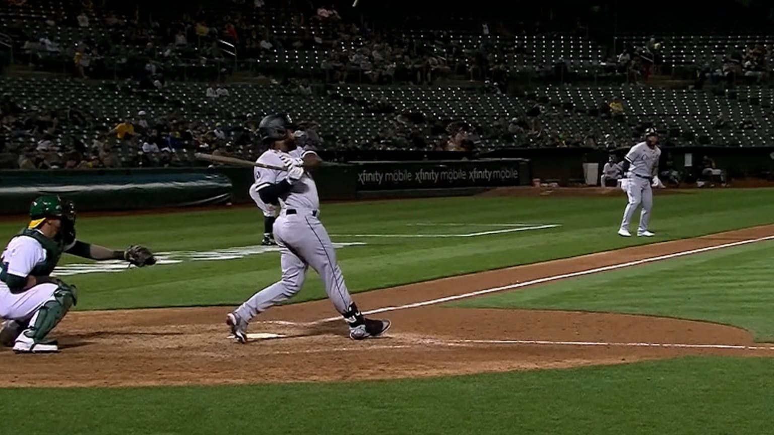 Brian Goodwin brings in two on a single to right | 09/07/2021 | Chicago ...