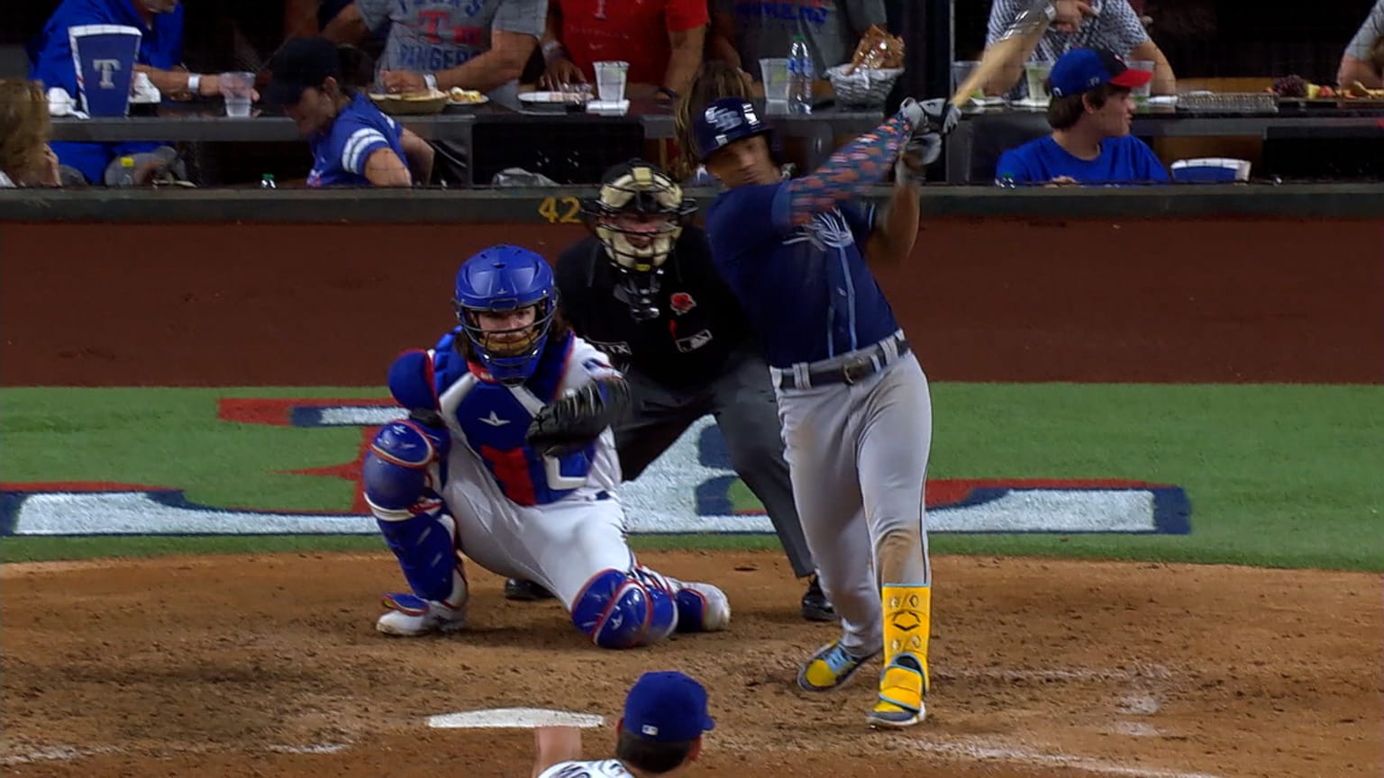 Wander Franco drills a single to score Vidal Bruján | 05/30/2022 ...