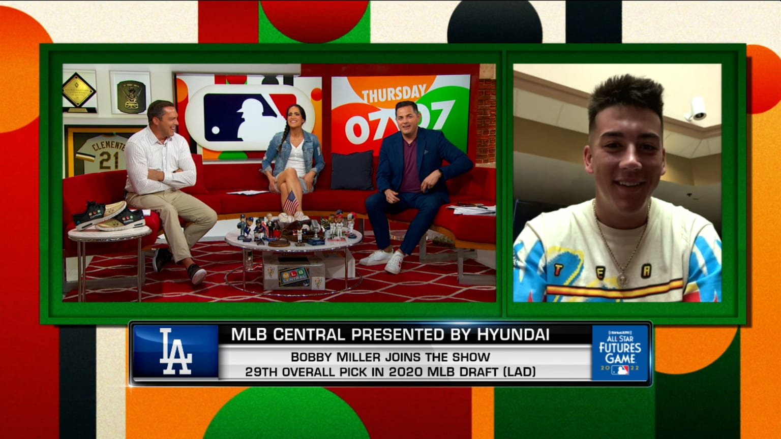 Bobby Miller discusses the 2022 MLB Futures Game | 07/07/2022 | New ...